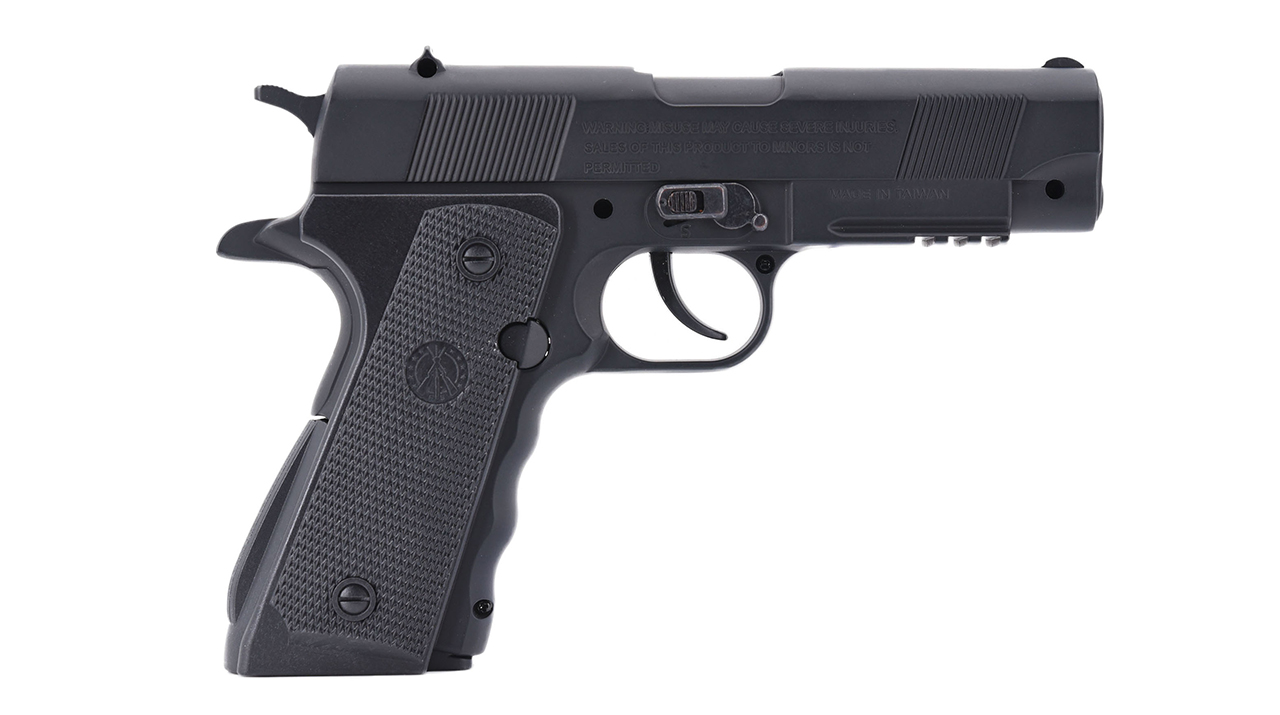 HFC 45 Series Co2 Non-Blowback Pistol (Full Metal - Black) - Huntsman ...