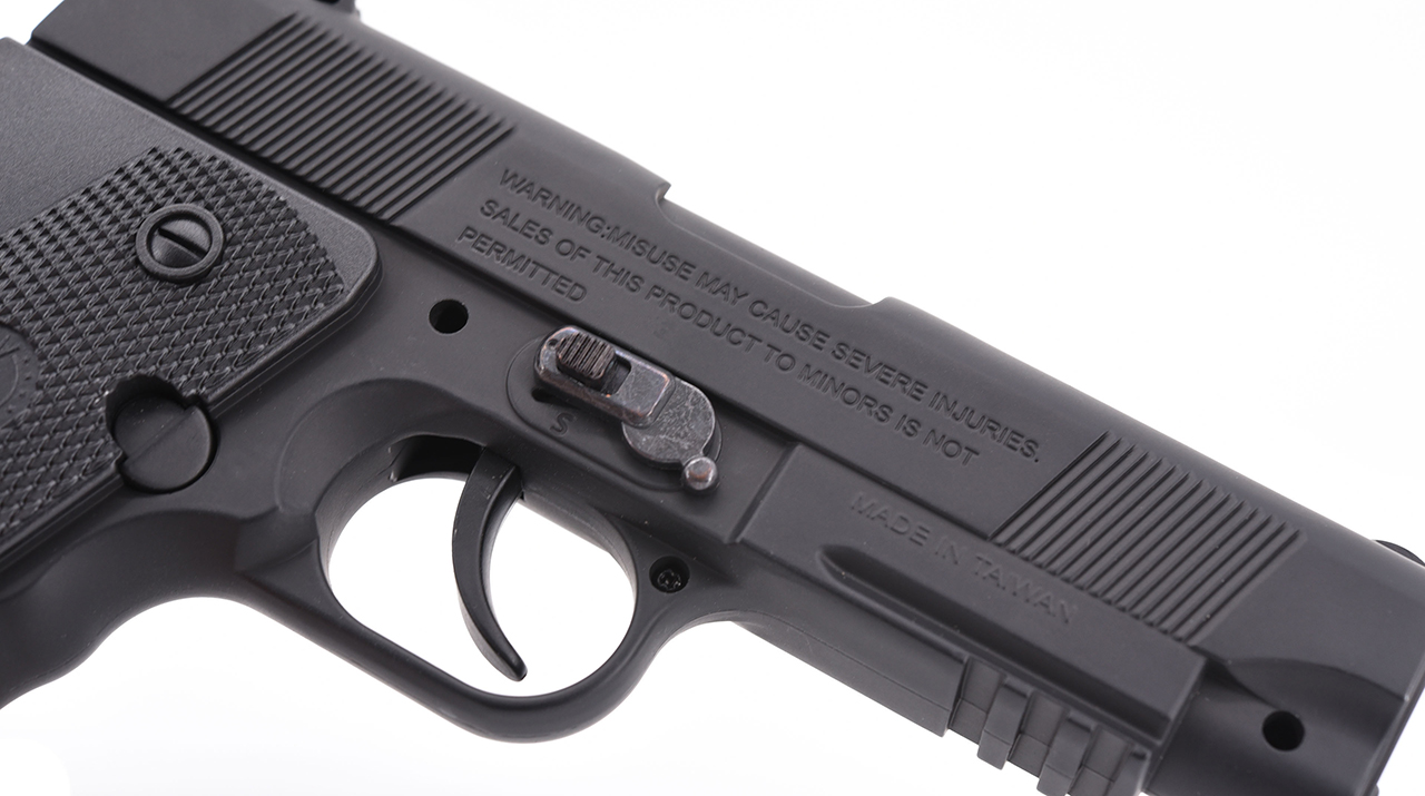 HFC 45 Series Co2 Non-Blowback Pistol (Full Metal - Black) - Huntsman ...