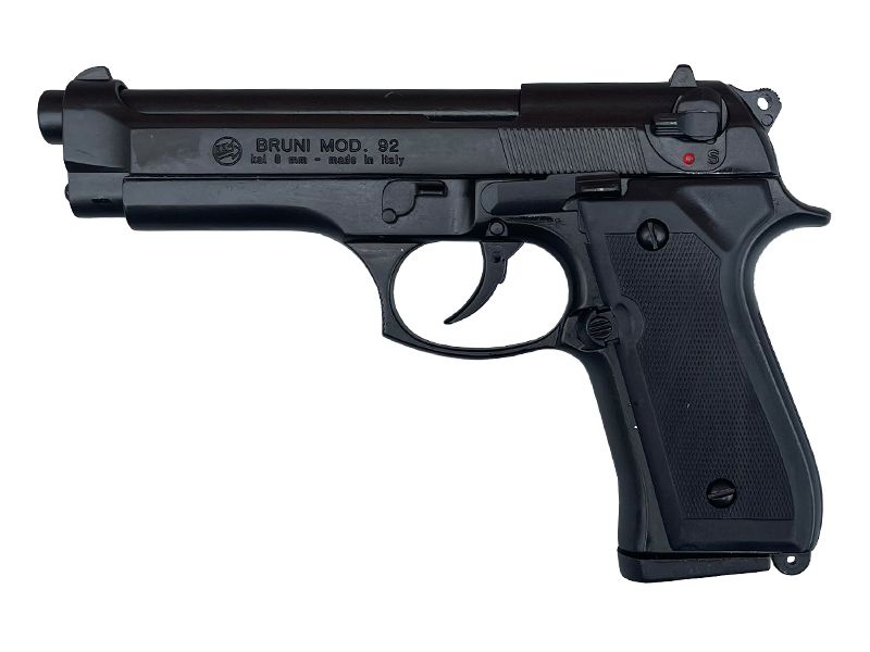 Bruni 92 Pistol (Cal.8 - BFG - BLACK - 1300) - Huntsman Sports
