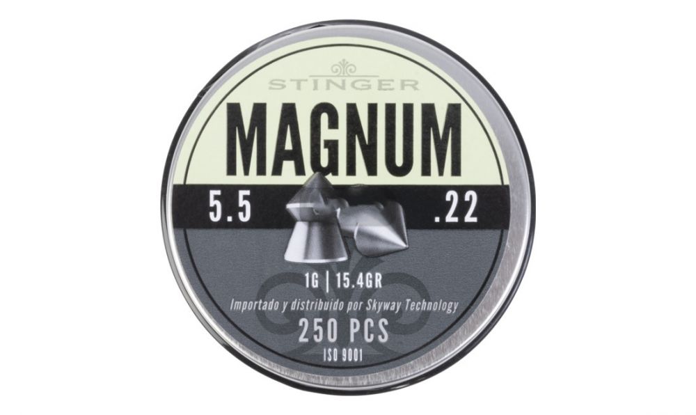 Stinger Ganum Hunter .22/5.5mm Pellets - 1gr - 250 Pellets - Huntsman ...