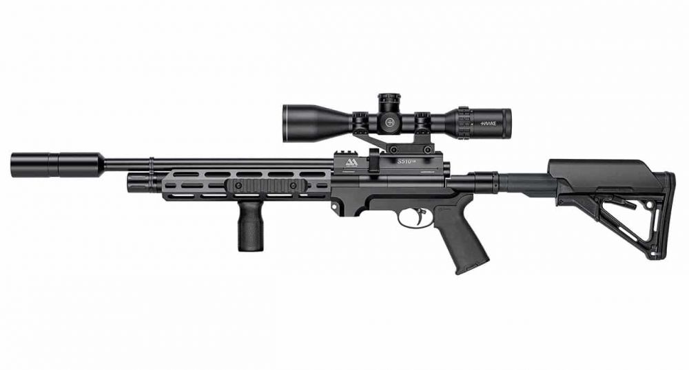 Air Arms S510T PCP Rifle Tactical Standard Power - Ambidextrous - .22/5 ...