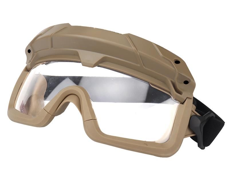 Big Foot tactical multidimensional split goggle (Tan) - Huntsman Sports