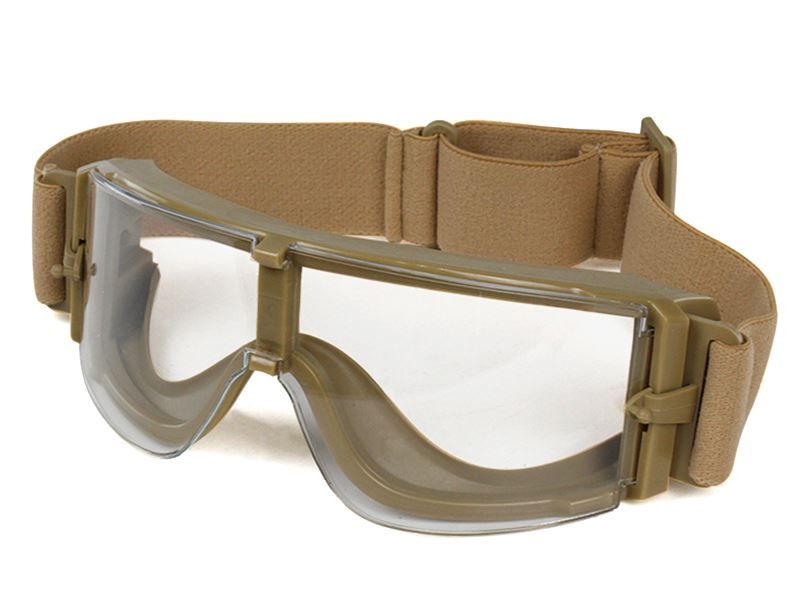 Big Foot X800 Goggle (Tan Color - Clear Lens) - Huntsman Sports