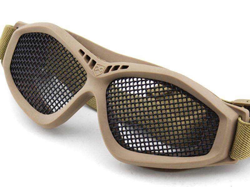 Big Foot V2 Mesh Glasses (Tan) - Huntsman Sports