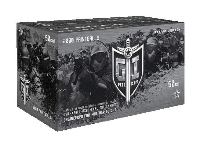 GI Sportz Paintballs (Box of 2000 - 0.50 Cal) - Huntsman Sports