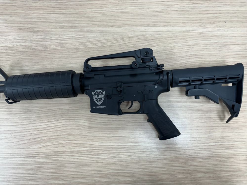 HellBoy M4 CO2 Tactical Air Rifle (Black - 4.5mm/.177) - Huntsman Sports